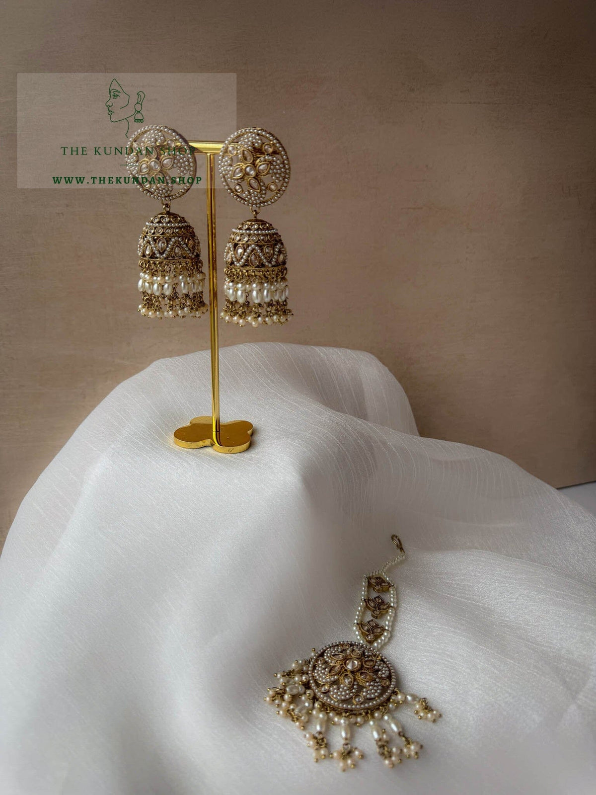 Earring+Tikka Set – THE KUNDAN SHOP